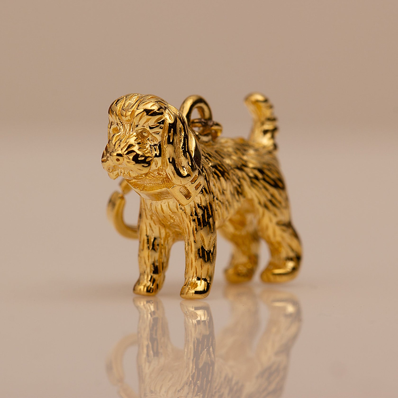Cockapoo Gold Charm – MYLEE London