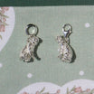 Long-Haired Cat Silver Charm – MYLEE London